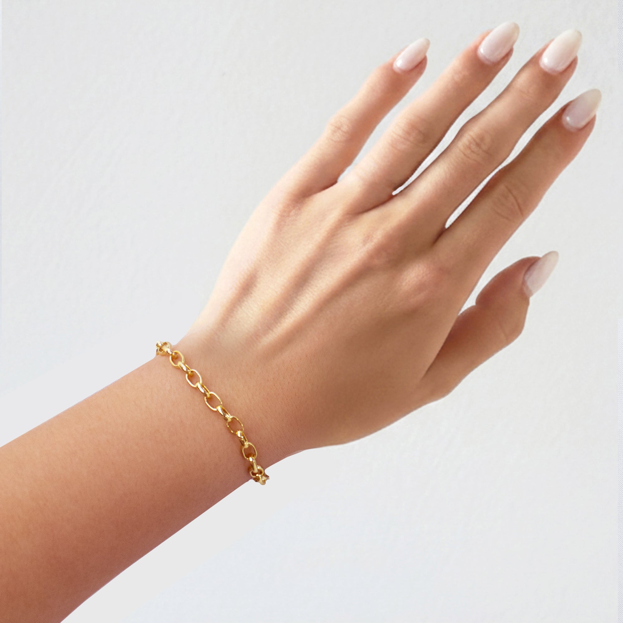PULSERA CIRCULO ISABELLA BAÑO EN RODIO – Joyeux